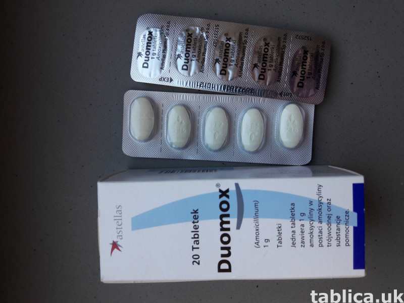 Antybiotyk Amoksycylina 1 g Duomox - 10 funtów - Ogłoszenia Zdrowie i ...